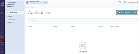 how to run an application with fortanix confidential computing