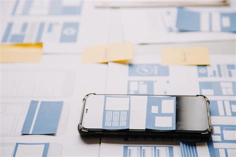 premium photo ux ui and programming development technology