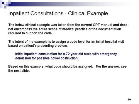 Basic Inpatient EM Coding Training Office Of Regulatory