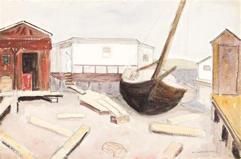 Sold At Auction Abraham Walkowitz Abraham Walkowitz By The Docks