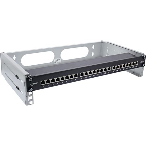 Inline® 19 Rack Zur Wandmontage 2he 24 40cm Tiefe Grau