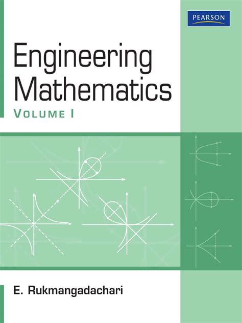 e rukmangadachari engineering mathematics volume 1 pearson