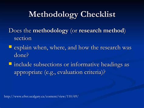 Sample Methodology Ppt