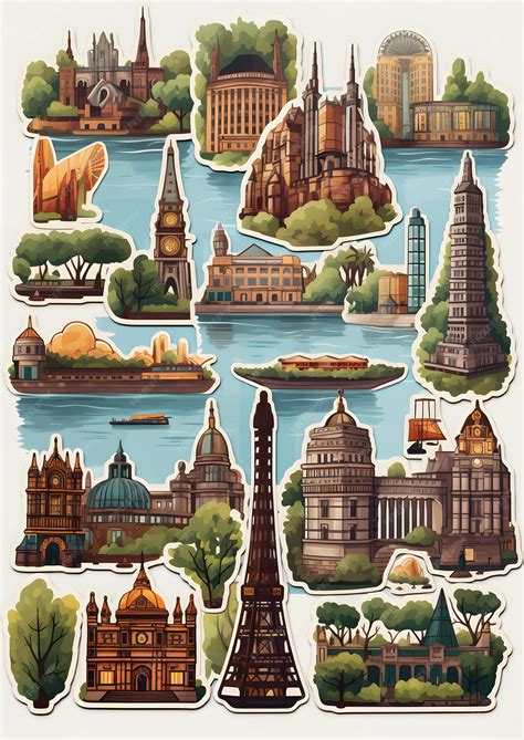 Premium Ai Image Architecture Stickers