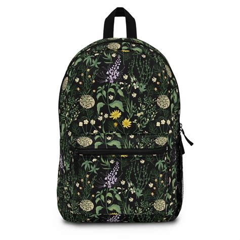 Wildflower Backpack Floral Backpack Woodland Flower Backpack Wildflower
