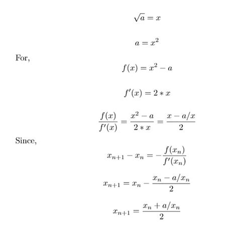 Newton Square Root Method In Python By Sıddık Açıl Medium