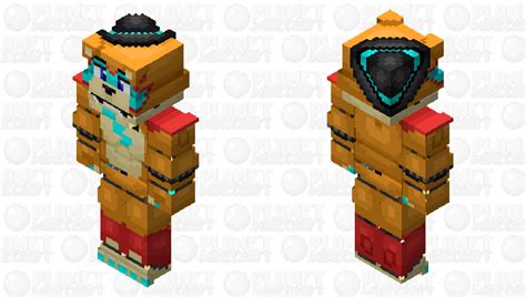 Glamrock Freddy Fnaf Security Breach Minecraft Skin