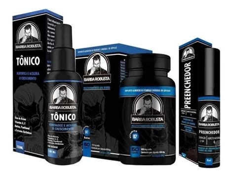 Produto Para Crescimento Preencher Falhas Engrossar Barba