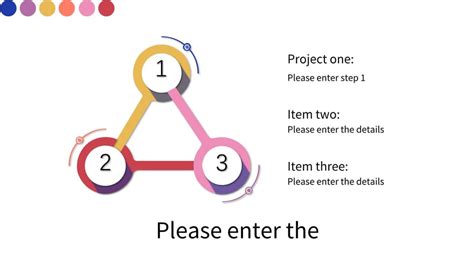 Graphic Of Three Dimensional Triangle With Colored Circles Google Slide Theme And Powerpoint