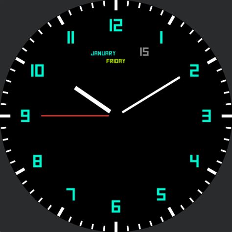 square analog clock watchmaker the world s largest watch face platform