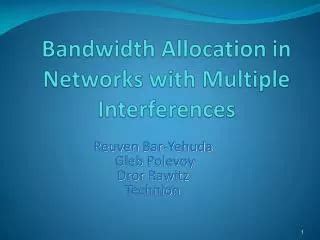PPT Network Bandwidth Allocation PowerPoint Presentation Free Download ID