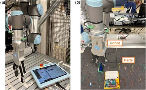 Collaborative Assembly Workstation Showing A The Single Armed Ur3e Download Scientific