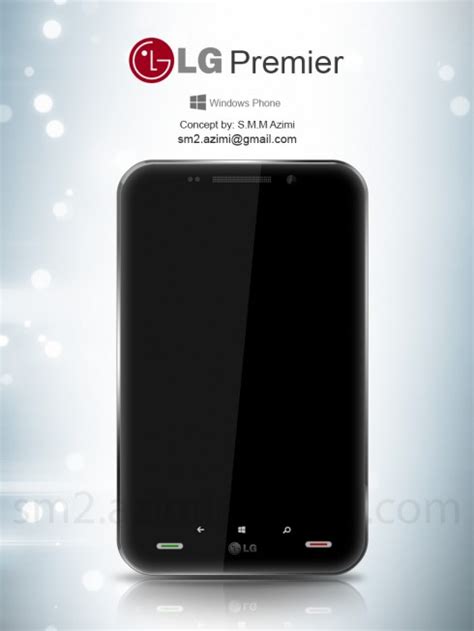 Lg Premier Windows Phone Device Makes Some Interesting Design Statements Concept Phones