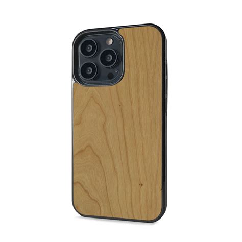Cherry Wood Iphone 13 Pro Max Explorer Case Wooden Cases Cover Up