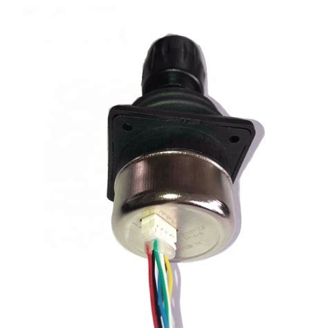 جوی استیک صنعتی اثر هال دومحور دکمه دار