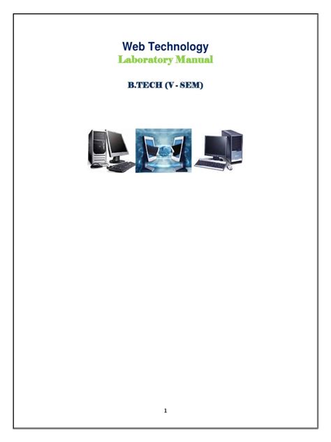 Wt Lab Manual Pdf Java Server Pages World Wide Web