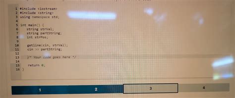 Solved Given String Strval On One Line And String Partstring