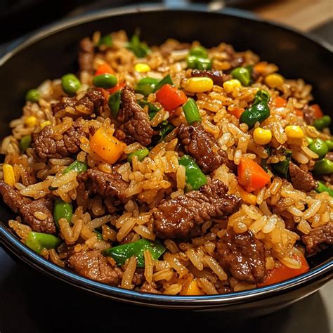 Ultimate Easy Beef Stir Fry Rice With Irresistible Savory Punch