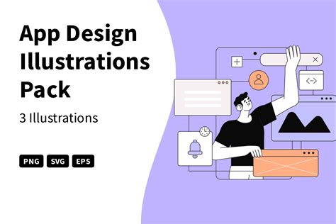 Premium App Design Illustration Pack From Design Development Illustrations