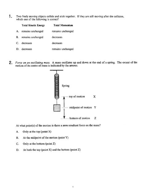 Ib Physics Topic 2 3 Paper 1 Problems Pdf
