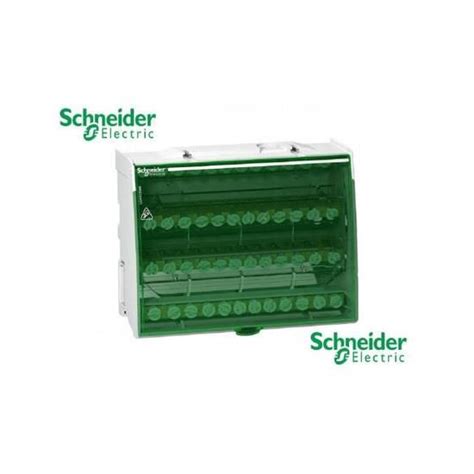 Répartiteur étagé tétrapolaire - SCHNEIDER - Linergy DS - 160A - Blanc ...