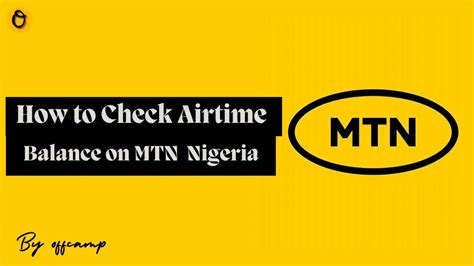 Code To Check MTN Data Balance 323 Nigeria 2025 Offcamp