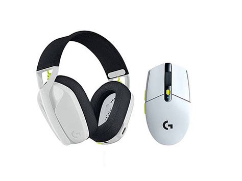 Bộ Tai Nghe Chuột Logitech Lightspeed Wireless Đen Trắng