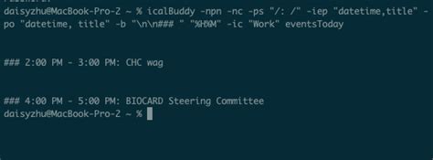Error From Templater When Using Icalbuddy Help Obsidian Forum
