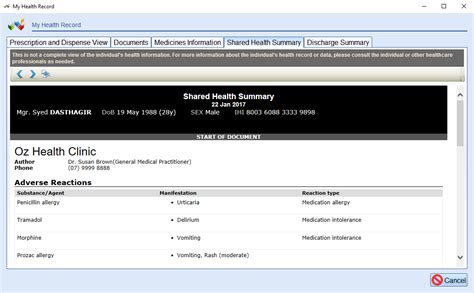 My Health Record Myhr Z Software