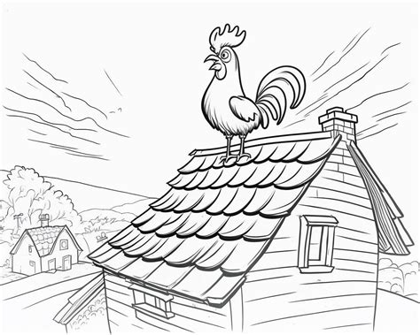 Slepice 21 Omalovánky K Vytisknutí Zdarma