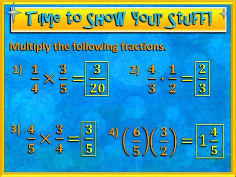 Simple Multiplying Fractions Powerpoint Pptx