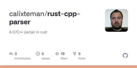 GitHub - calixteman/rust-cpp-parser: A C/C++ parser in rust