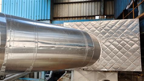 Duct And Roundduct Insulation And Aluminium Cladding Work Youtube