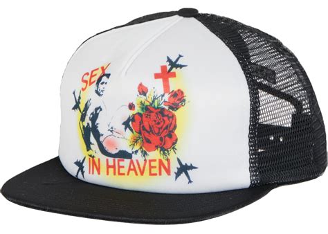 Supreme Sex In Heaven Mesh Back 5 Panel Black Ss23 Us