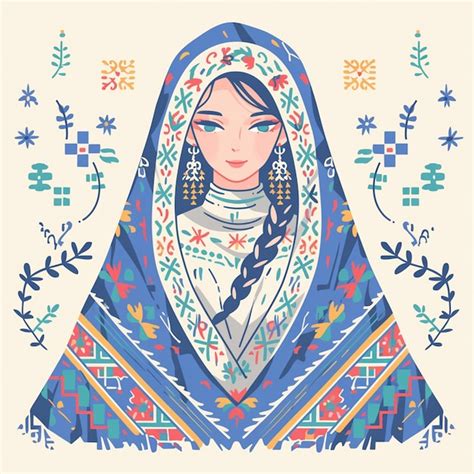 Tajik Woman In Traditional Suzani Embroiderers Dress Premium Ai Generated Vector Tajik Woman In Traditional Suzani Embroiderers Dress Premium Ai Generated Vector