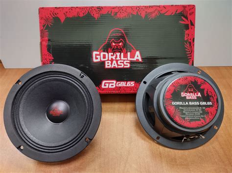 Громкие эстрадные динамики Gorilla Bass GBL65 (Mid-Range) 16.5 см ...