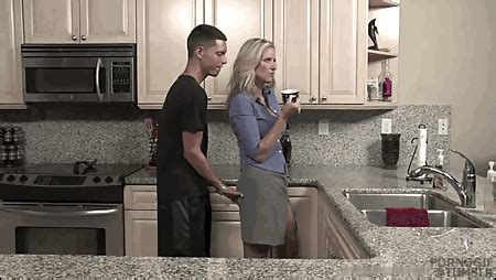 Son Grabs His Moms Ass Bigstiffy