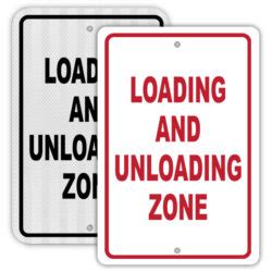 Loading And Unloading Sign Printit4Less Com