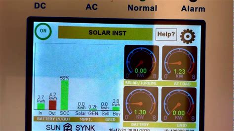 Sunsynk Inverter Ui