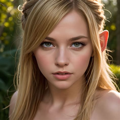 Pretty Elf Headshot 02947 By Futurerender On Deviantart
