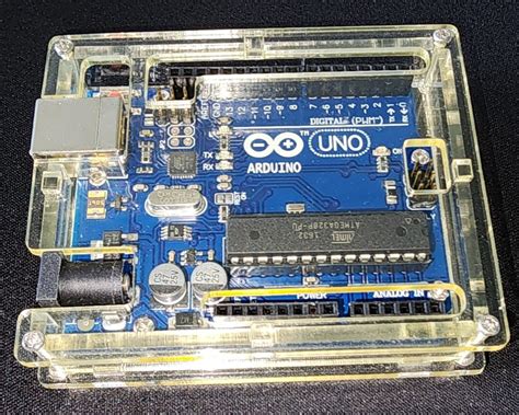 Arduino Uno R3 With Transparent Case Everything Else On Carousell