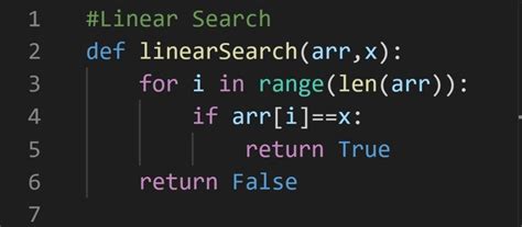 Naveen M On Linkedin Python3 Linearsearch