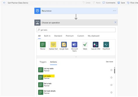 Get Planner Data With Power Automate