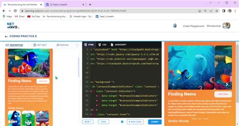 Shivakumar Godika On Linkedin 30daysofcodechallenge Bootstrap Carousel Indicators Ccbpian