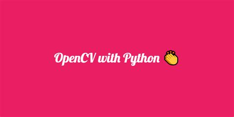 opencv를 활용한 기초 이미지 처리 with python