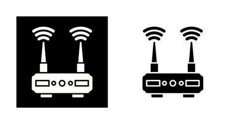Router Vector Icon 27112907 Vector Art At Vecteezy