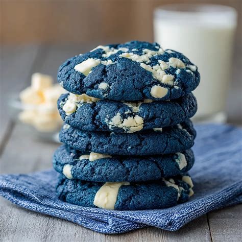 Blue Velvet Cookies A Delectable Delight Forkful Kitchen