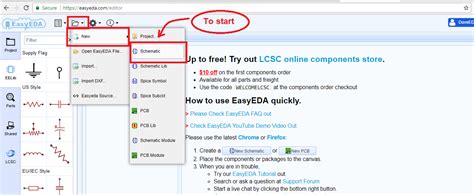 easyeda pcb layout how to transfer your schematic diagram to pcb