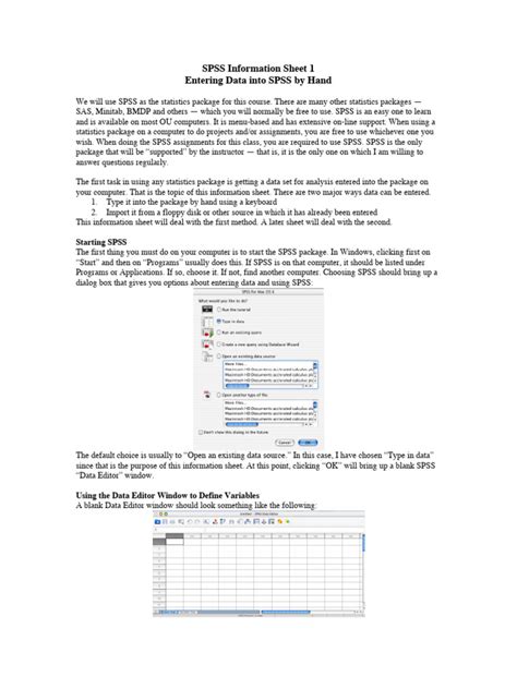 0 Data Entry B Pdf Spss Data Set