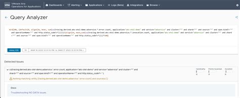 Виртуализация Как работает query analyzer в решении vmware aria